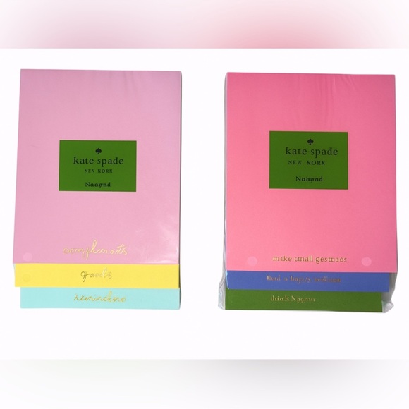 kate spade | Office | Kate Spade Notepad Set 2 Pack Stationery Bundle ...